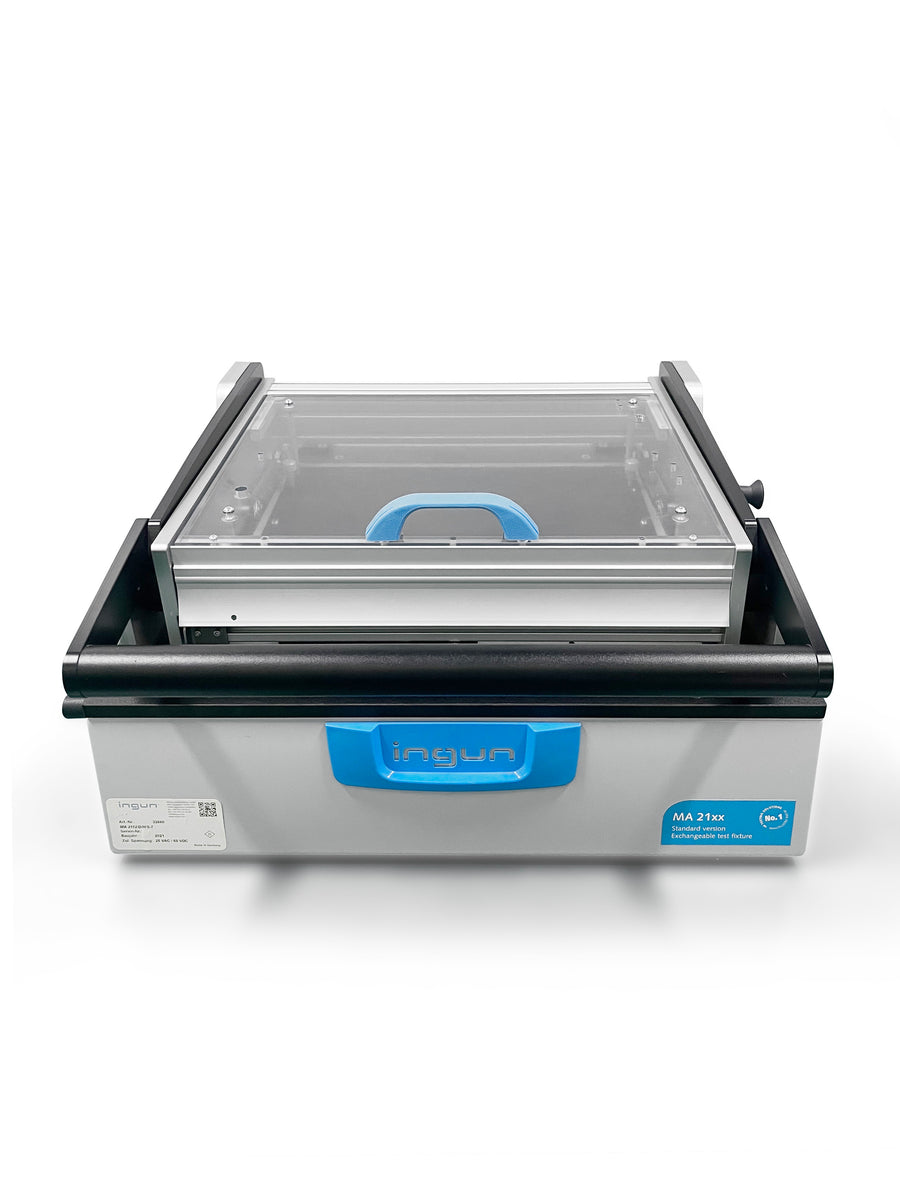 A4 Test Fixture with Ingun MA 2112 – Blue Clover Devices